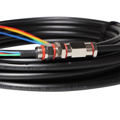 China Armoured Fiber Optic Patch Cord Jumper Wire FOC Fiber Optic Cable for sale