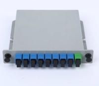 China 1x8 SC APC Fiber Optic PLC Splitter Insert Type 1260-1650nm Low Loss for sale