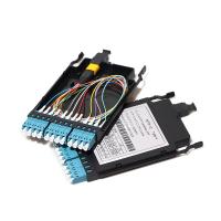 China FOC OM3 MTP MPO LC 12 Fiber Optic Cassette Module for sale