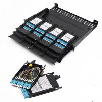China FOC OM3 MTP MPO LC 12 Fiber Optic Cassette Module for sale