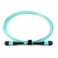 China Singlemode 12 Fiber 9/125 OS2 MTP MPO Fiber Patch Cable for sale