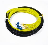 China FTTH Pre Terminated Distribution Breakout FOC Fiber Optic Cable for sale