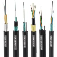 China 8.2mm 2 Cores Outdoor Fiber Optic Cable 0.9mm Tight Buffered G652D FTTH for sale