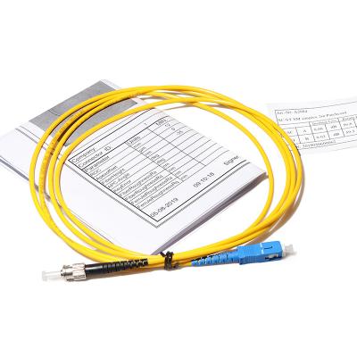 China G657A1 SC APC Fiber Optic Patch Cord 3.0mm 2.4mm Single Mode Indoor Outdoor Cable for sale
