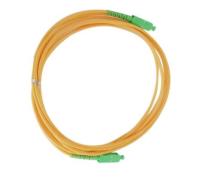 China SC APC to SC APC Single Mode Fiber Optic Patch Cord 9/125 Simplex 2M 3M for sale