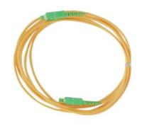 China SC APC to SC APC Single Mode Fiber Optic Patch Cord 9/125 Simplex 2M 3M for sale
