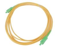 China SC APC to SC APC Single Mode Fiber Optic Patch Cord 9/125 Simplex 2M 3M for sale
