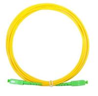 China 0.9mm 2.0mm 3.0mm 9/125um Singlemode Simplex SC APC Patch Cord for sale
