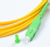 China SC/APC To SC/APC Single Mode Simplex LSZH Fiber Optic Cable for sale
