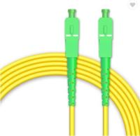 China SC/APC To SC/APC Single Mode Simplex LSZH Fiber Optic Cable for sale