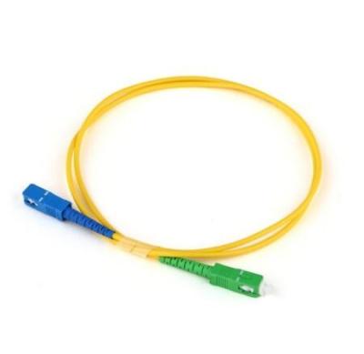 China SC UPC APC G652D G657A PVC LSZH Fiber Optic Patch Cord for sale