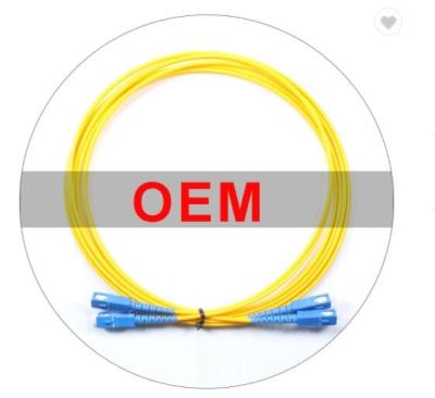 China OM1 Simplex Duplex G652D 3m LSZH Fiber Optic Patch Cord SC LC FC ST for sale