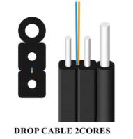 China Self Supporting LSZH Sheath G657A2 4 Core OFC Drop Cable 5.2x2.0mm for sale