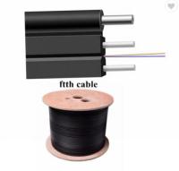China Self Supporting LSZH Sheath G657A2 4 Core OFC Drop Cable 5.2x2.0mm for sale