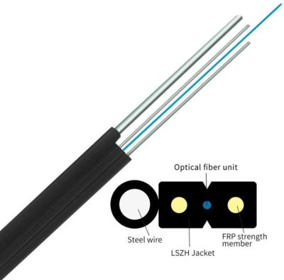China Self Supporting Aerial Figure 8 Indoor FTTH Fiber Optic Cable for sale