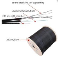 China FTTH Fiber Optic Drop Cable 1-12 Core G657A1 G652D LSZH Indoor Outdoor for sale