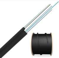 China Indoor FTTH Fiber Optic Drop Cable 2 to 24 Core Single Mode G657A2 LSZH Jacket for sale