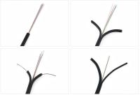 China FTTH Indoor Drop Cable 1-12 Core LSZH Jacket Fig8 Steel Wire 3.0x2.0mm for sale
