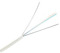 China Single Mode FTTH Fiber Drop Cable 2 4 6 8 12 16 24 Core for sale