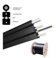 China FTTH Self Supporting FRP GFRP KFRP Fiber Optic Drop Cable for sale