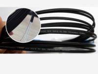 China 2 Core Single Mode Fiber Optic Drop Wire Cable FTTH LSZH 3.0x2.0mm for sale