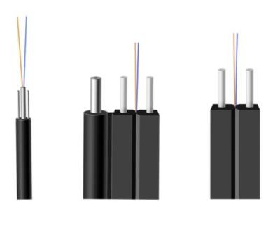 China 2 4 6 8 10 12 Core Indoor Outdoor Micro FTTH Drop Cable for sale