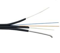 China G657A FTTH Messenger Fiber Optic Cable LSZH Jacket 1-288 Core Self-Support Drop Cable for sale