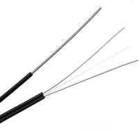 China G657A FTTH Messenger Fiber Optic Cable LSZH Jacket 1-288 Core Self-Support Drop Cable for sale