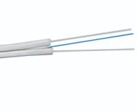 China G.652D G.657A LSZH PVC Jacket 2 Core FTTH Optical Fiber Drop Cable for sale