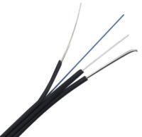 China Indoor Outdoor 1 2 4 6 12 24 Core Single Mode FTTH Aerial Drop Cable for sale
