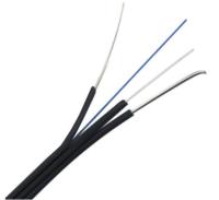 China Indoor Outdoor 1 2 4 6 12 24 Core Single Mode FTTH Aerial Drop Cable for sale