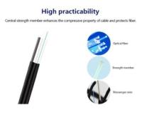 China GJYXFCH 1 - 24 Core Outdoor Self Supporting FTTH Aerial Drop Cable for sale