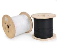 China Self Supporting Bow Type 2 Core FTTH Fiber Optic Cable GJXFH 5.2mm LSZH for sale