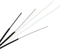 China Low Friction LSZH Sheath FTTH Flat Fiber Optic Cable With Dropping Messenger for sale