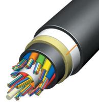 China Outdoor Single Mode 24 Core ADSS OFC Fiber Optic Cable for sale
