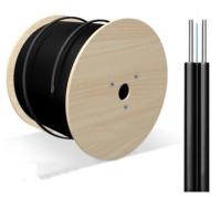 China Outdoor HDPE Jacket Singlemode Fiber Optic Cable 2-144 Cores G652D FTTH for sale