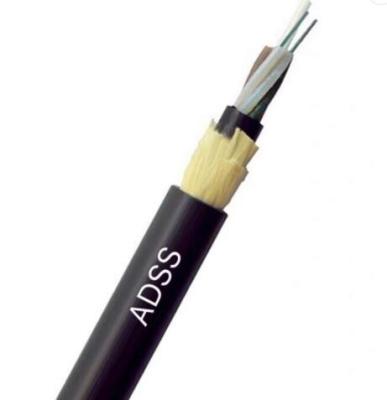 China Outdoor GYFTY 24 48 Core Fiber Optic Cable FRP Strength Member PE Sheath for sale