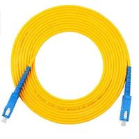 China FTTH Flexible 0.9mm Metal Armored Optical Patch Cord SC/LC/FC Connector Single Mode for sale