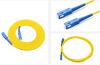 China FTTH Flexible 0.9mm Metal Armored Optical Patch Cord SC/LC/FC Connector Single Mode for sale