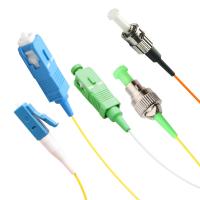 China LC Ribbon Optical Fiber Pigtail 3.0mm SC / E2000 Connector Available for sale