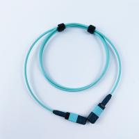 China 12 Core MPO to LC Fanout Patch Cord 2.0mm MTP Breakout Cable Fiber Optic Jumper for sale