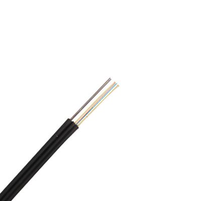China GJYXFCH 2 Core Single Mode FTTH Flat Drop Cable LSZH 5.2x2.0mm for sale