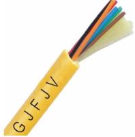 China GJFJV Simplex Tight Buffer Multimode Fiber Optic Cable 1.6mm PVC LSZH Sheath for sale