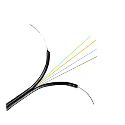 China Telecommunication ISO9001 Dual Core Cable Aramid Yarn With LSZH Jacket FTTH for sale