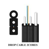 China Telecommunication ISO9001 Dual Core Cable Aramid Yarn With LSZH Jacket FTTH for sale
