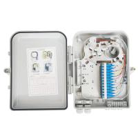 China 8 12 16 24 Core FTTH BOX Fiber Access Terminal / Optical Fiber Cable Distribution Box for sale
