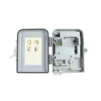 China 8 12 16 24 Core FTTH BOX Fiber Access Terminal / Optical Fiber Cable Distribution Box for sale