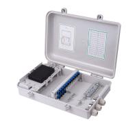 China 8 12 16 24 Core FTTH BOX Fiber Access Terminal / Optical Fiber Cable Distribution Box for sale