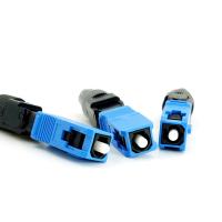 China SC APC UPC Fiber Optic Fast Connector For FTTH Drop Cable Field Termination for sale
