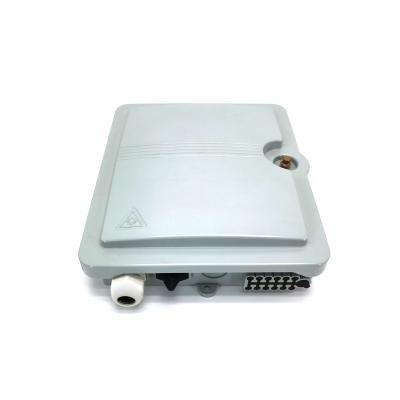 China Fiber Optic Distribution Termination Box 12 Core 24 Core 48 Core Wall Mountable for sale